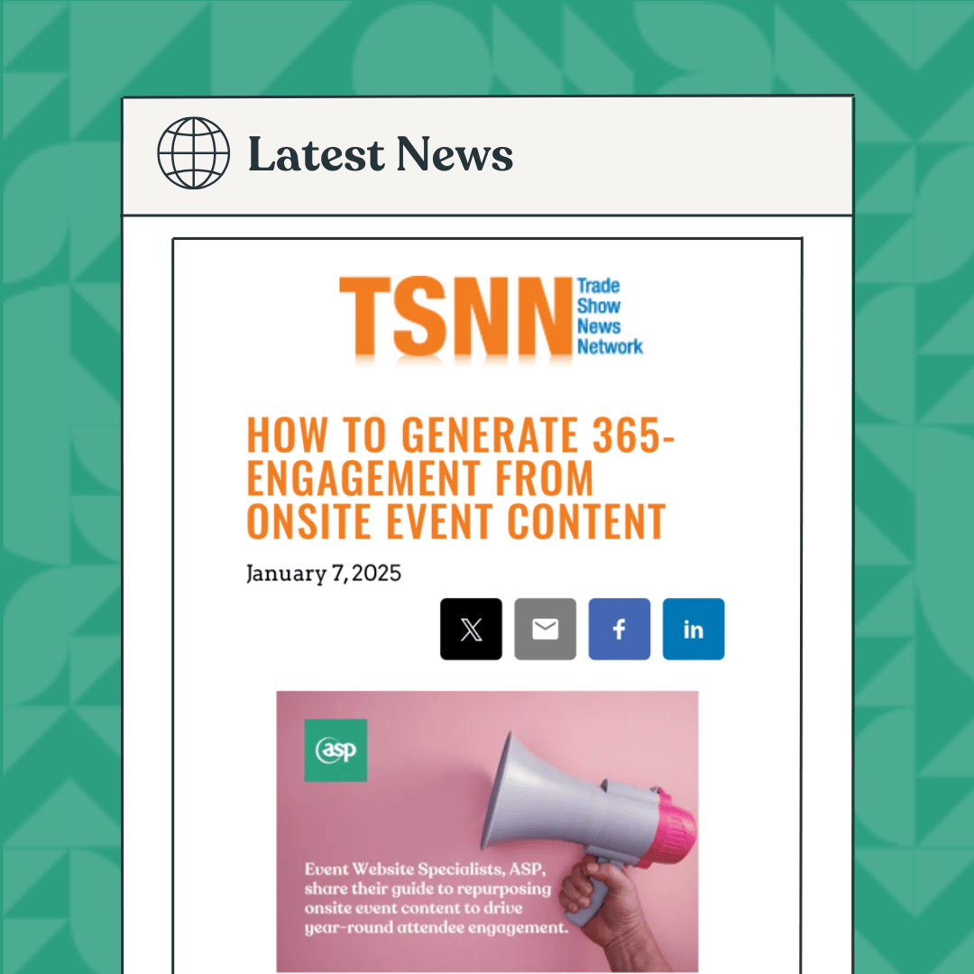 Why repurposing onsite event content is a marketing goldmine