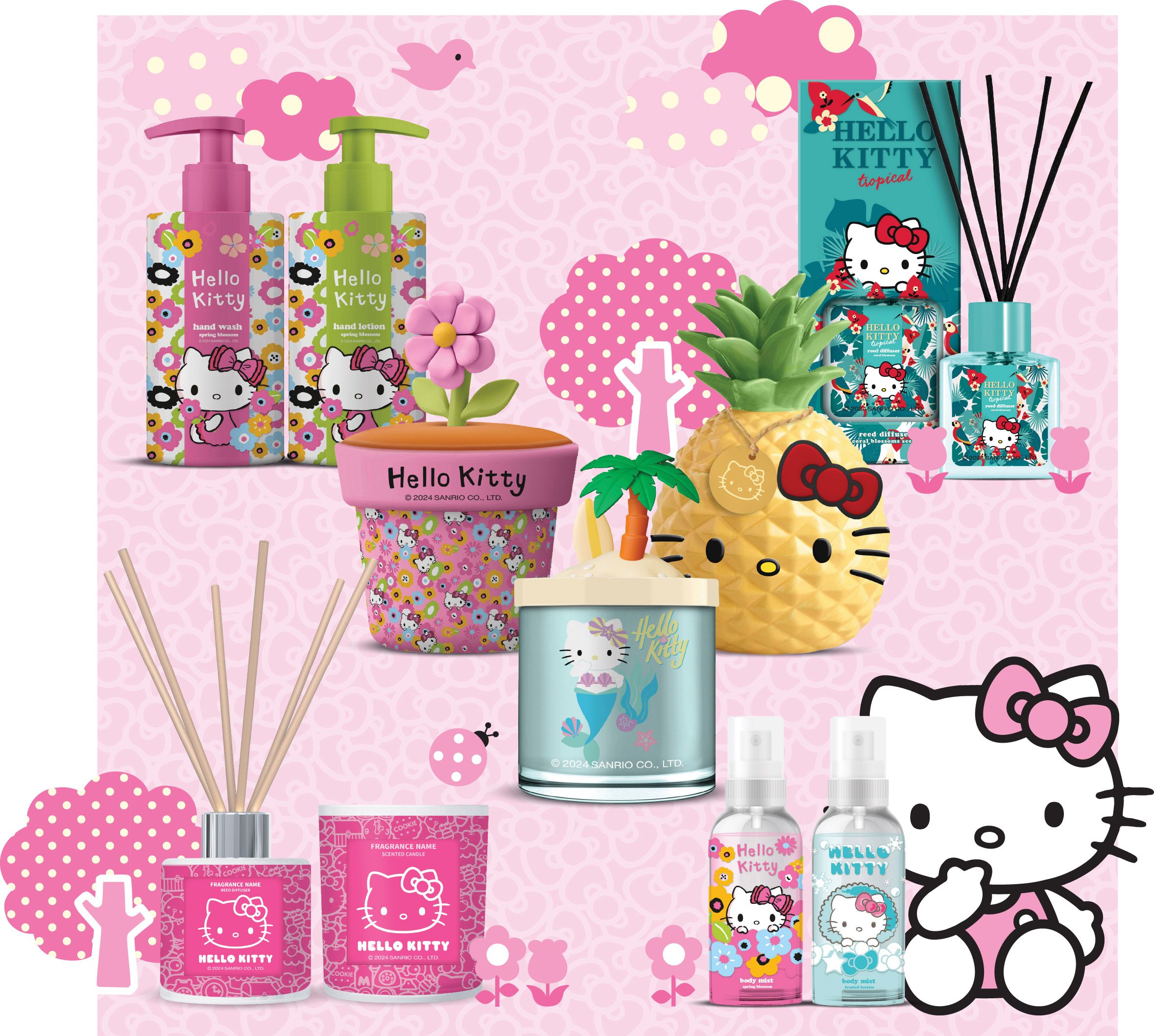 The Hello Kitty and Friends Candle and Home Fragrance Collection - Glee ...
