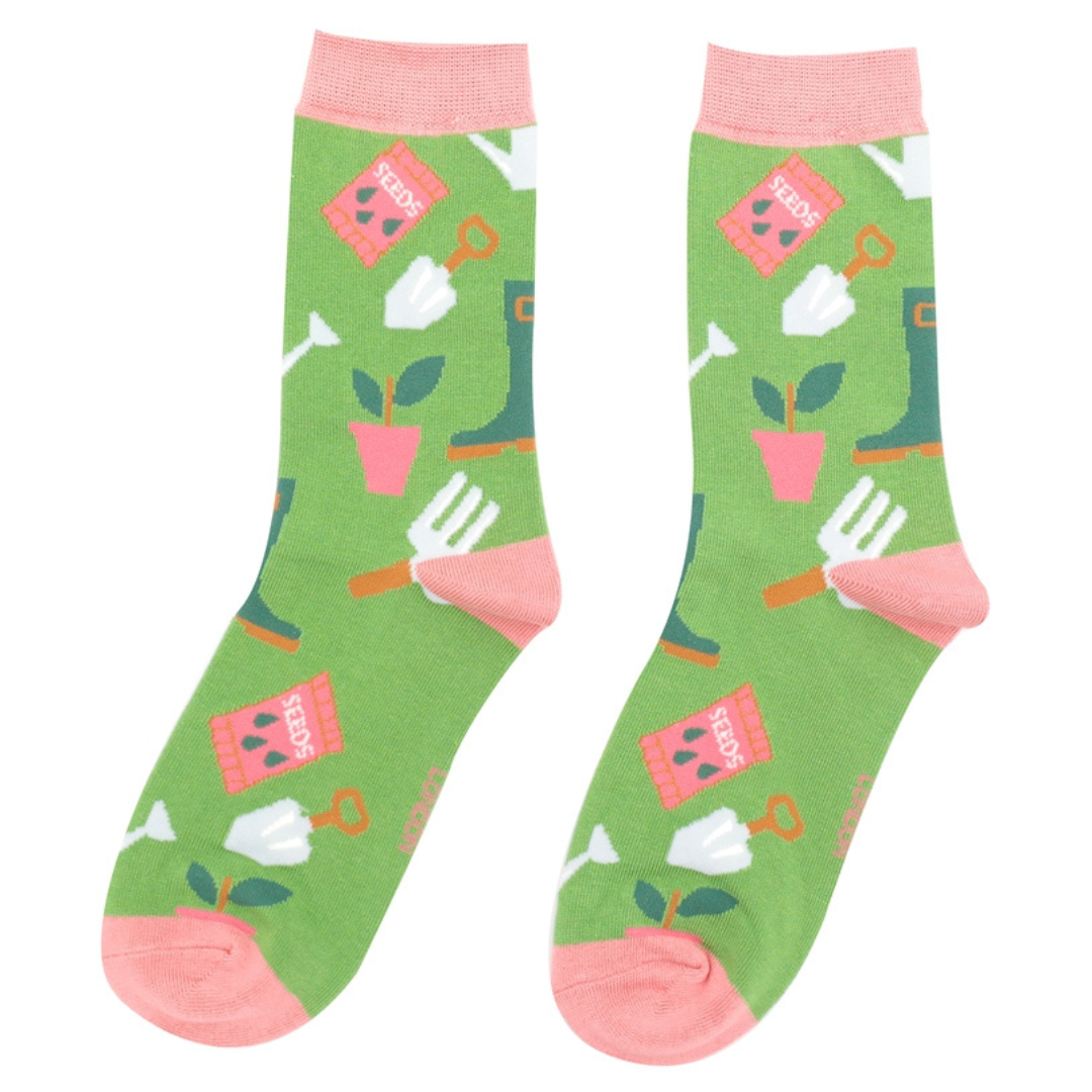 SKS372 Gardening Gear Socks Green - Autumn Fair 2025