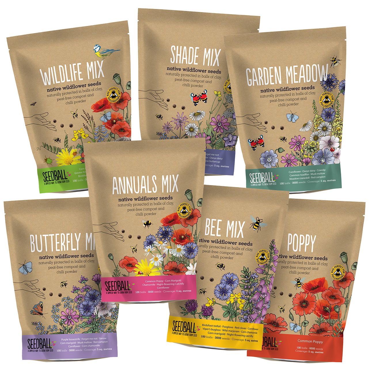 Seedball Grab Bags - Autumn Fair 2025