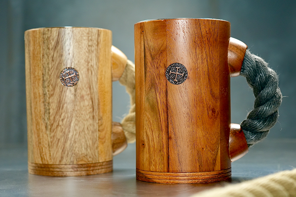 Dusk and Dawn Rope Handle Beer Tankards - SpringFair 2024