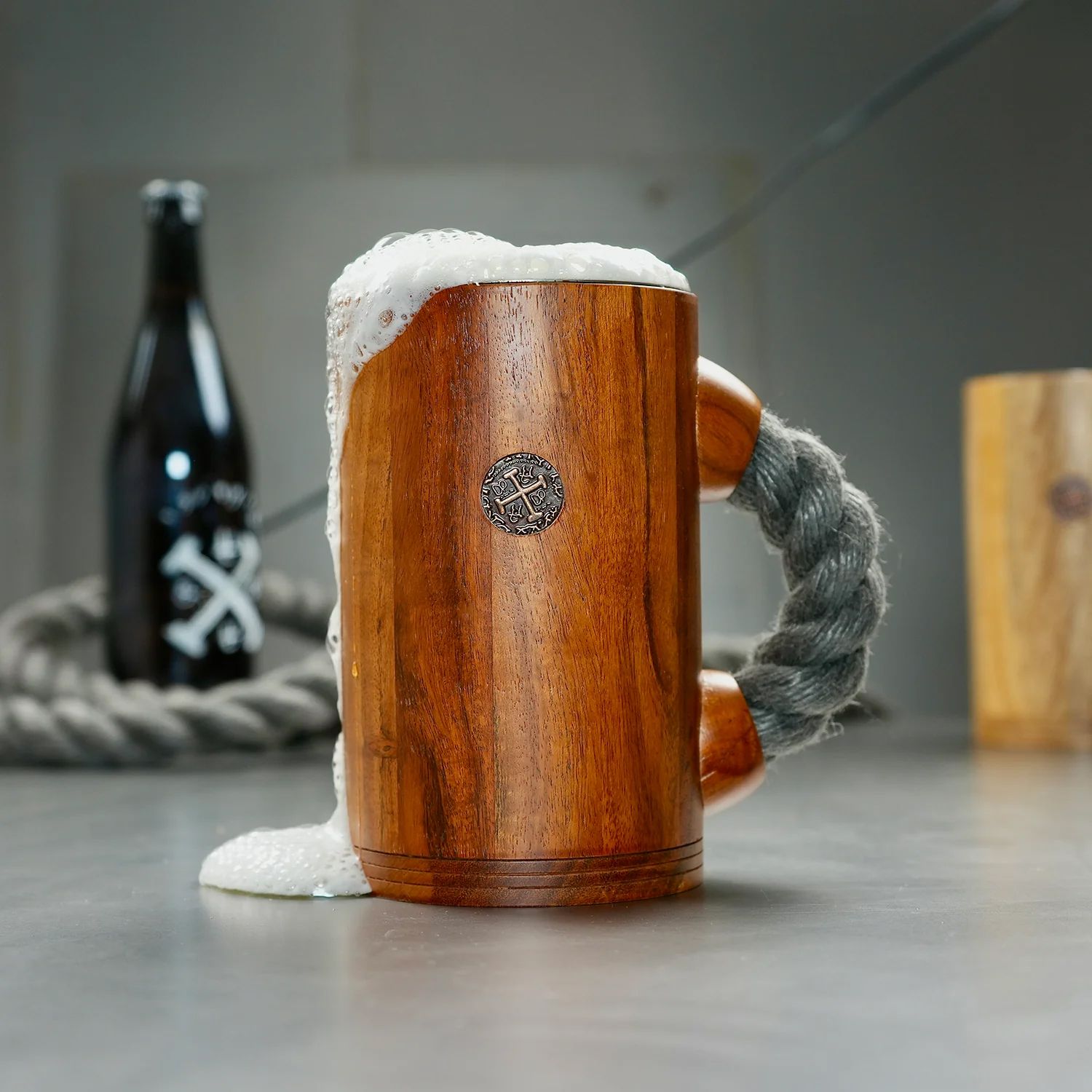 Dusk and Dawn Rope Handle Beer Tankards - SpringFair 2024