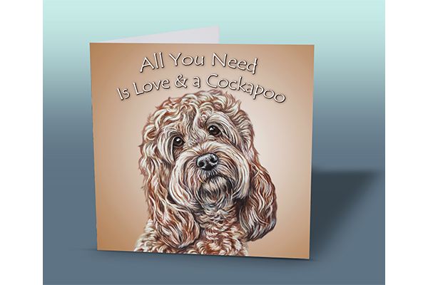 Cockapoo Quote Greeting Card - Spring Fair 2025
