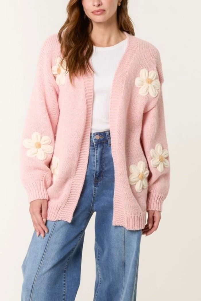 Daisy Knit Flower Cardigan - Spring Fair 2026
