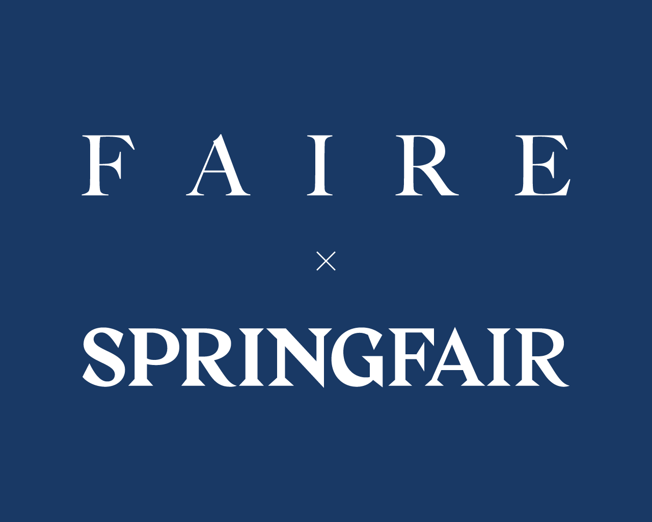 Spring Fair and Faire: New Year-Long Partnership Announced