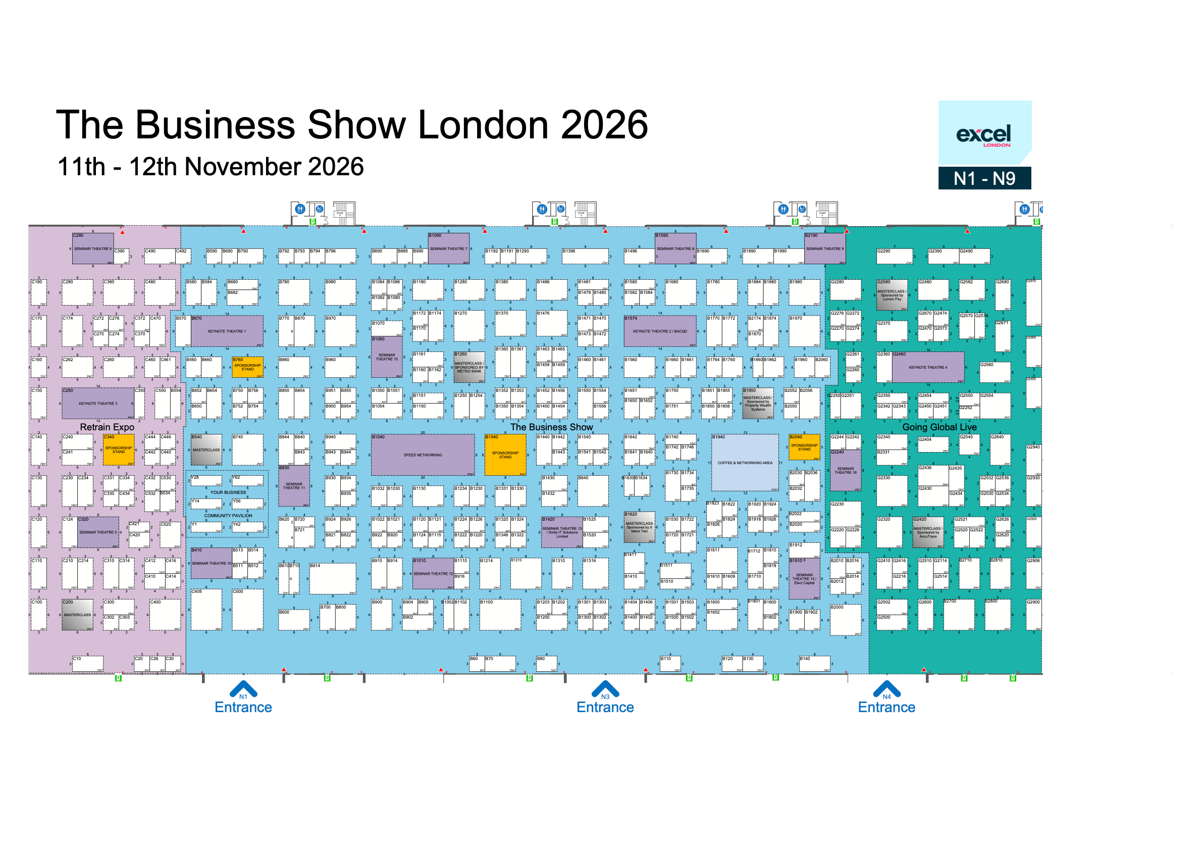 Floorplan - 2026 UK - The Business Show 2026