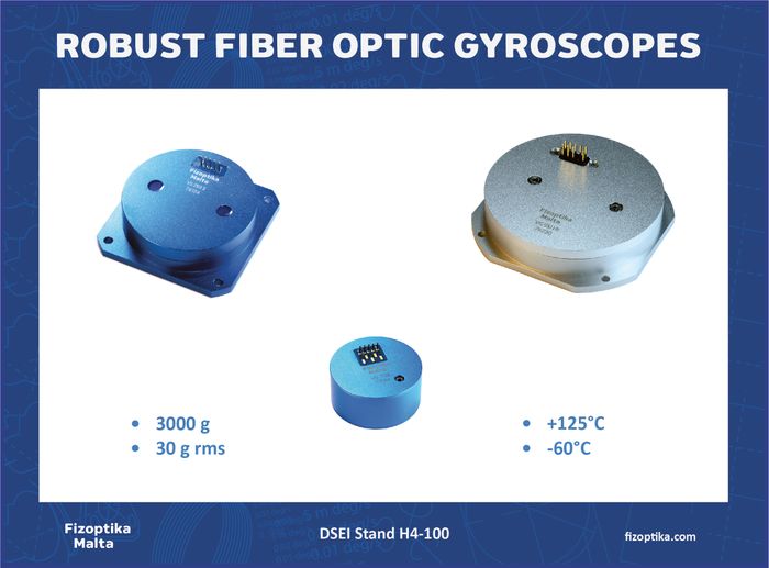New Highly Robust Fiber Optic Gyroscopes - DSEI 2025