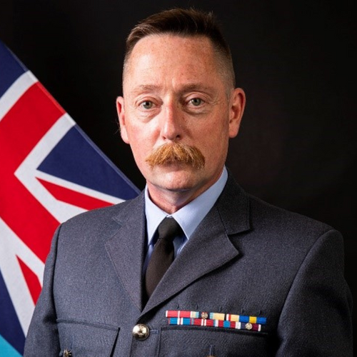 Nick Brittain BA MA OBE RAF - DSEI 2025