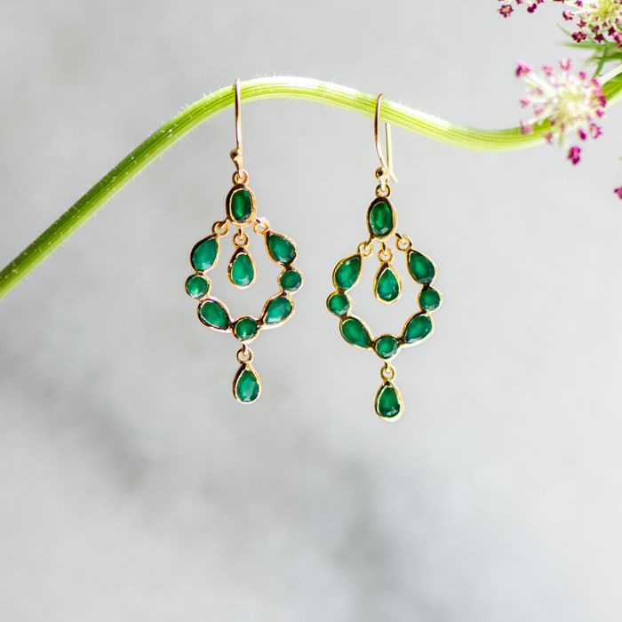 Dream Catchers in Green Onyx - Spirit of Christmas