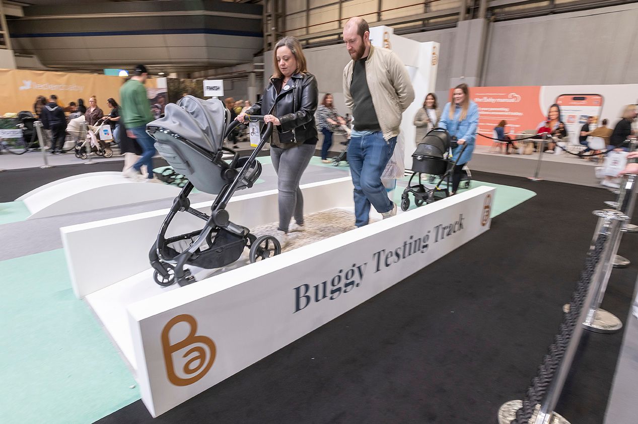 Buggy Testing Track at The Baby Show ExCeL London