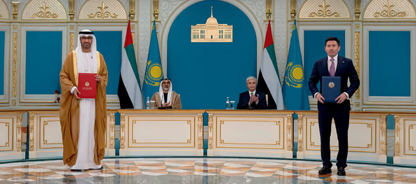 Crown Prince of Abu Dhabi and President of Kazakhstan Witness Masdar Agreement to Develop ...