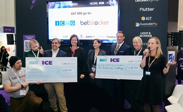 ICE 2024 Consumer Protection Zone raises £41,100 for ICRG and Betblocker - ICE Barcelona 2026