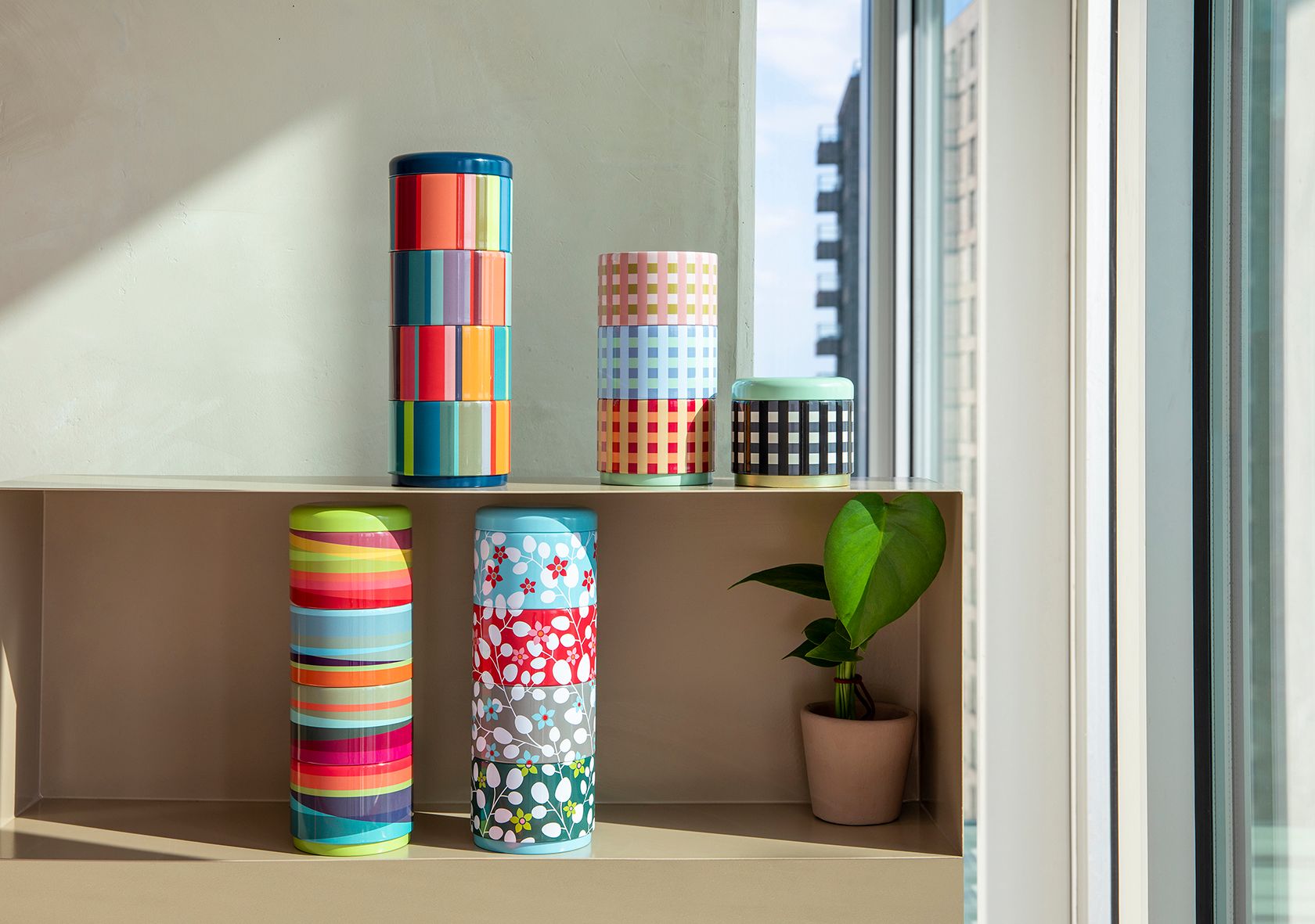 Stackable Containers Set of 4 - REVEAL