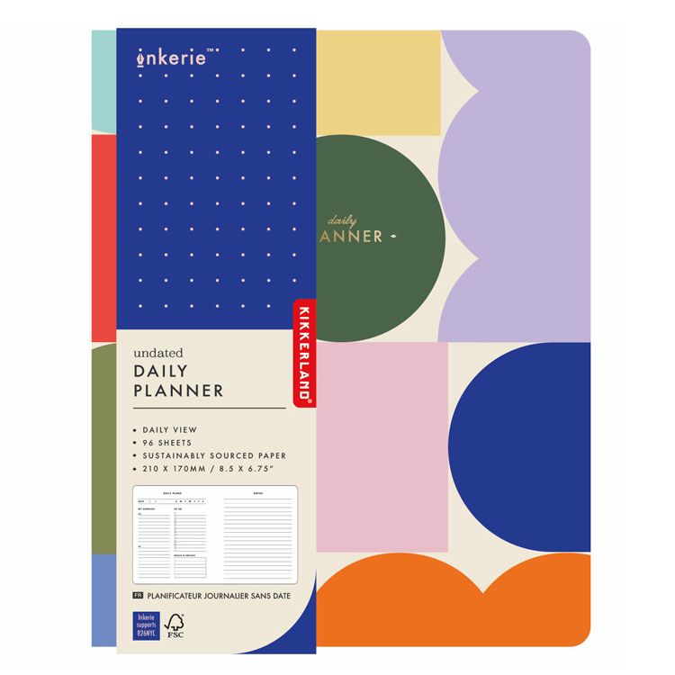 Inkerie Undated Daily Planner - Retail Revealed