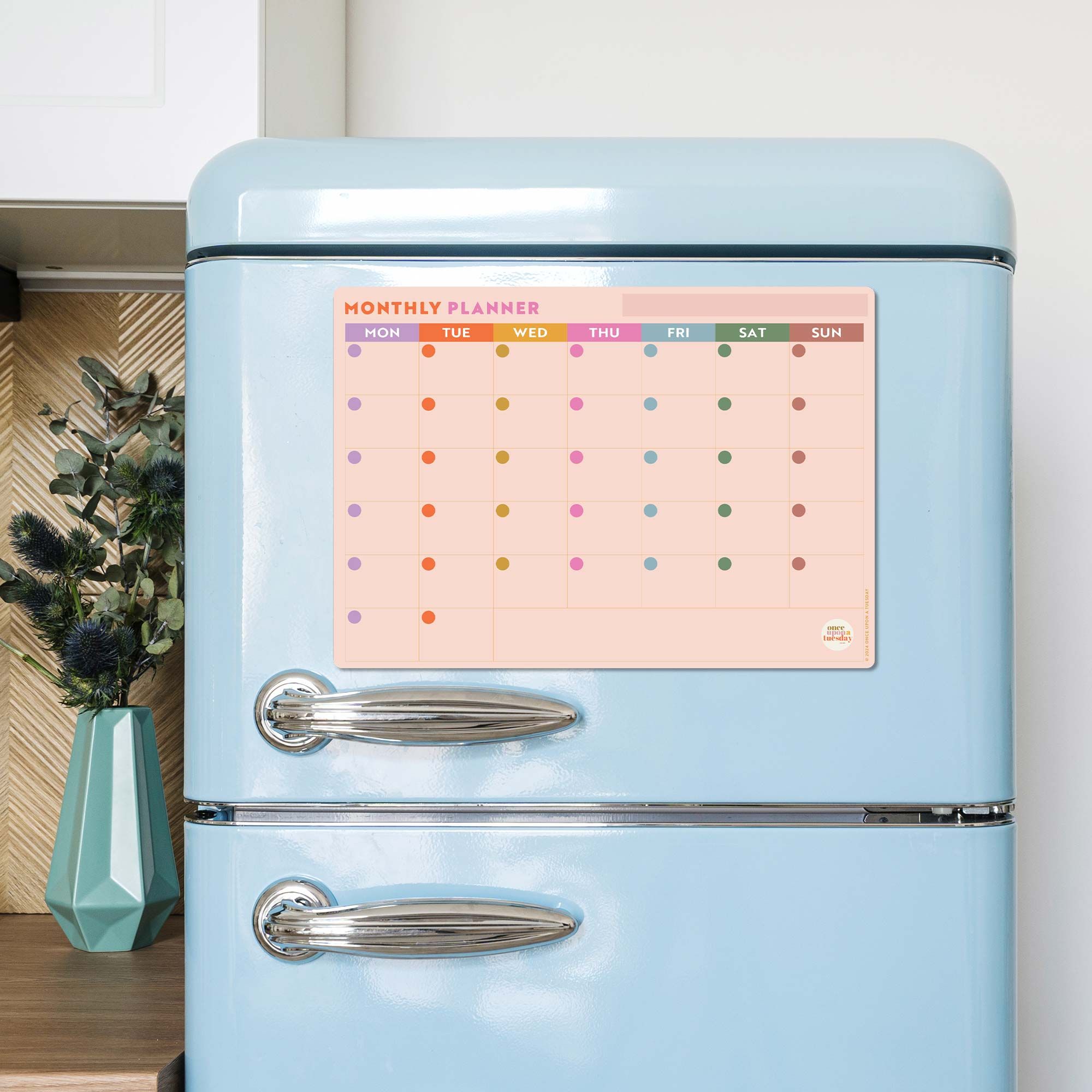 Large A3 Magnetic Monthly Planner | Fridge Magnet Planner - REVEAL