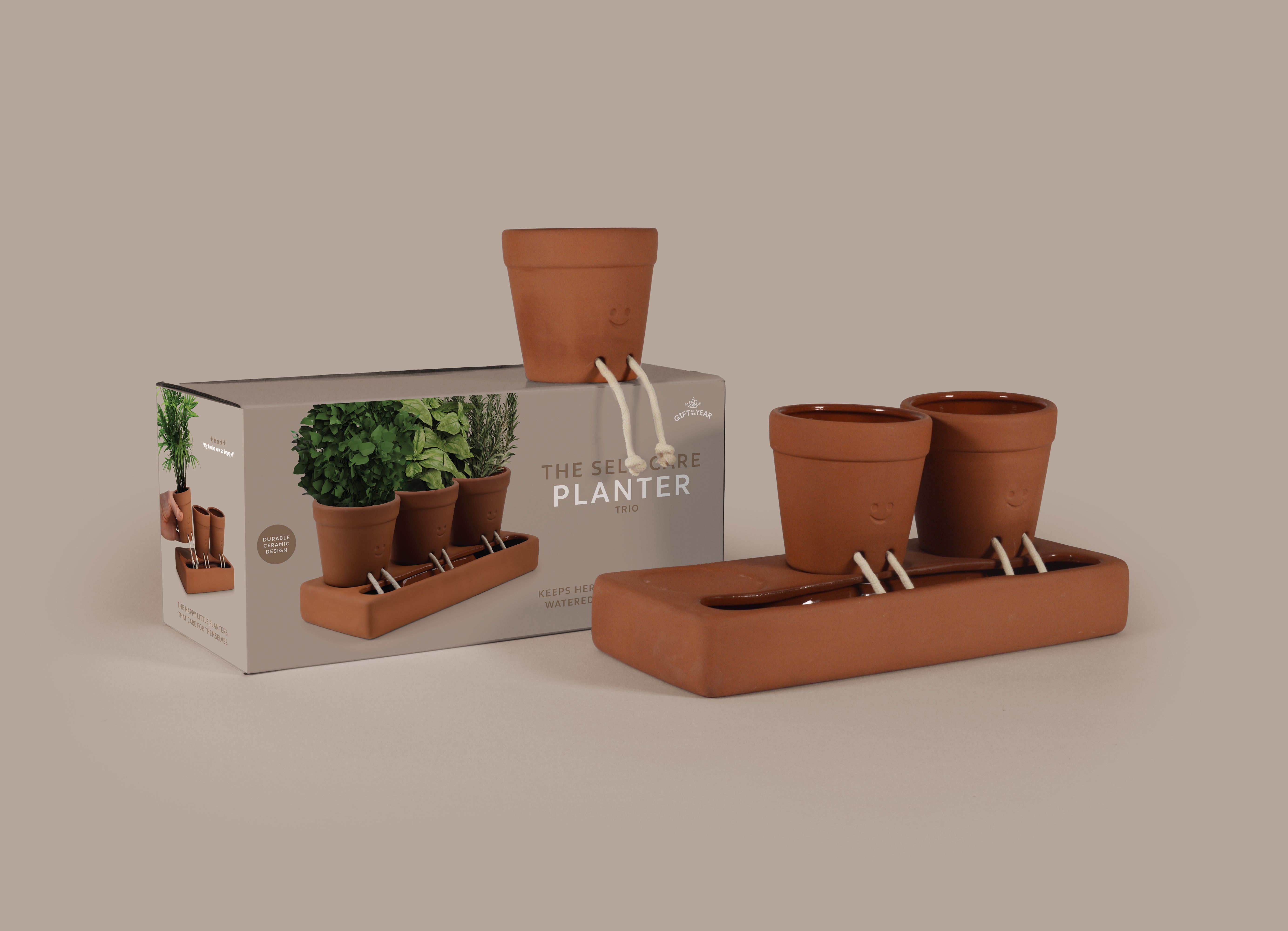 The Self Care Planter Trio - REVEAL