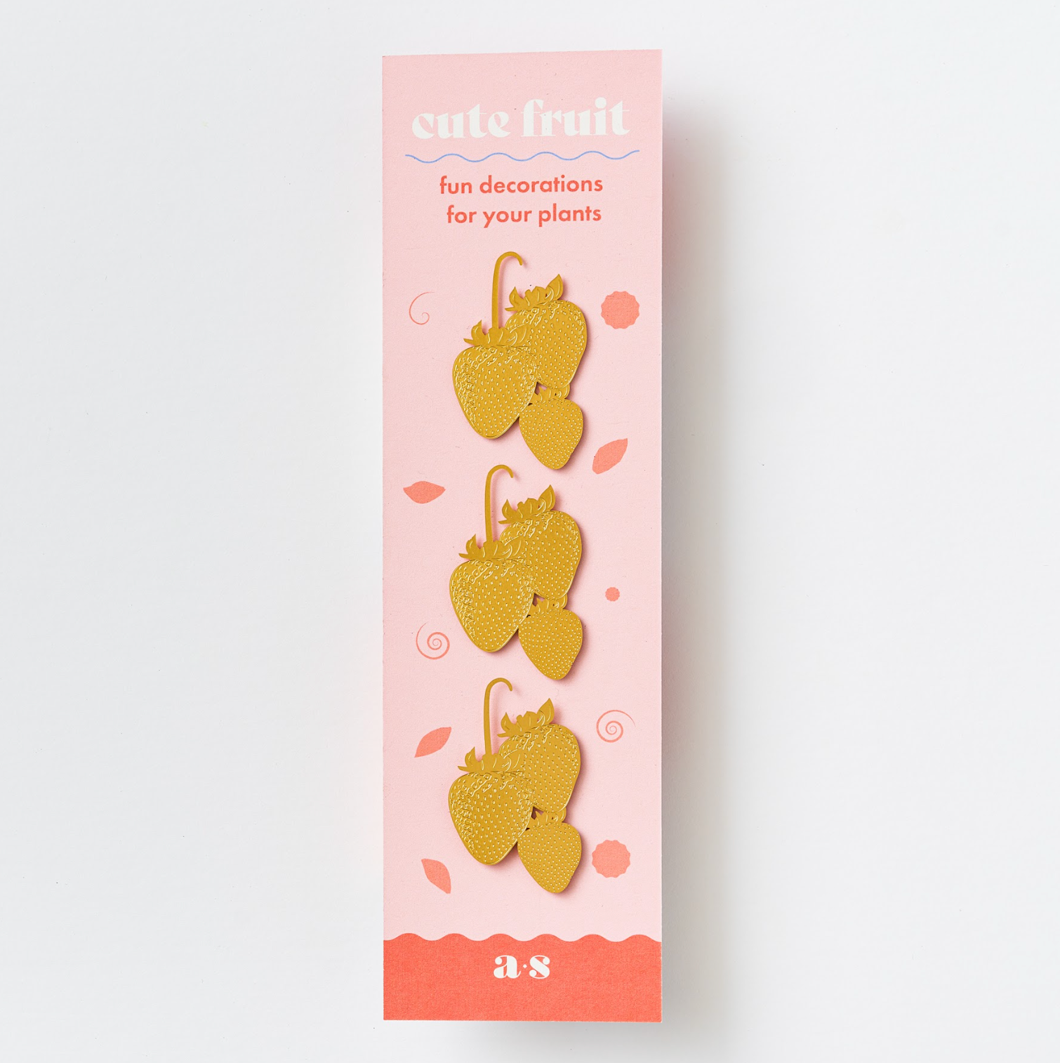 Cute Fruit Strawberry, set of 3 decorations - Retail Revealed