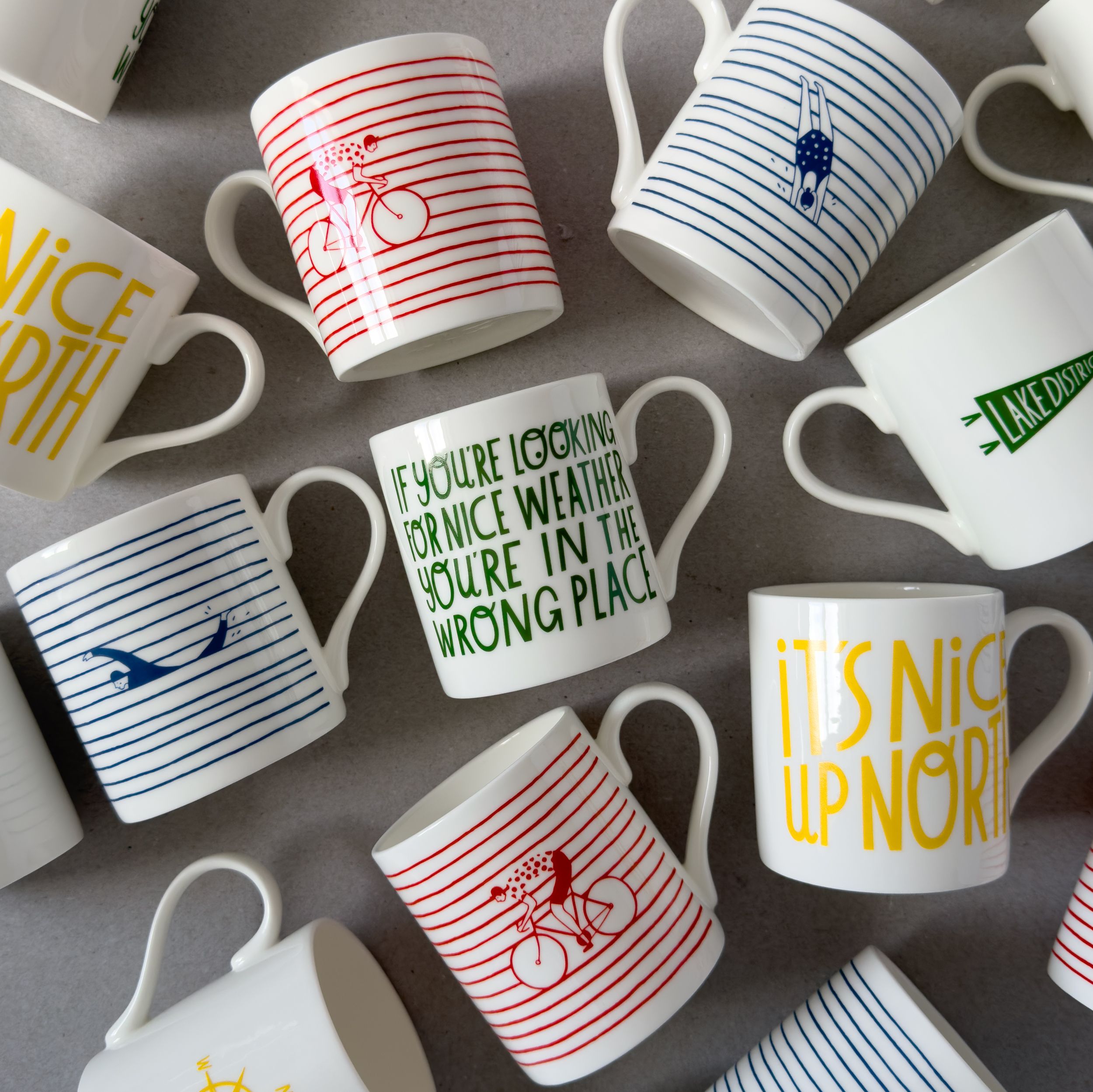 Outdoor Inspired 310ml China Mugs - REVEAL