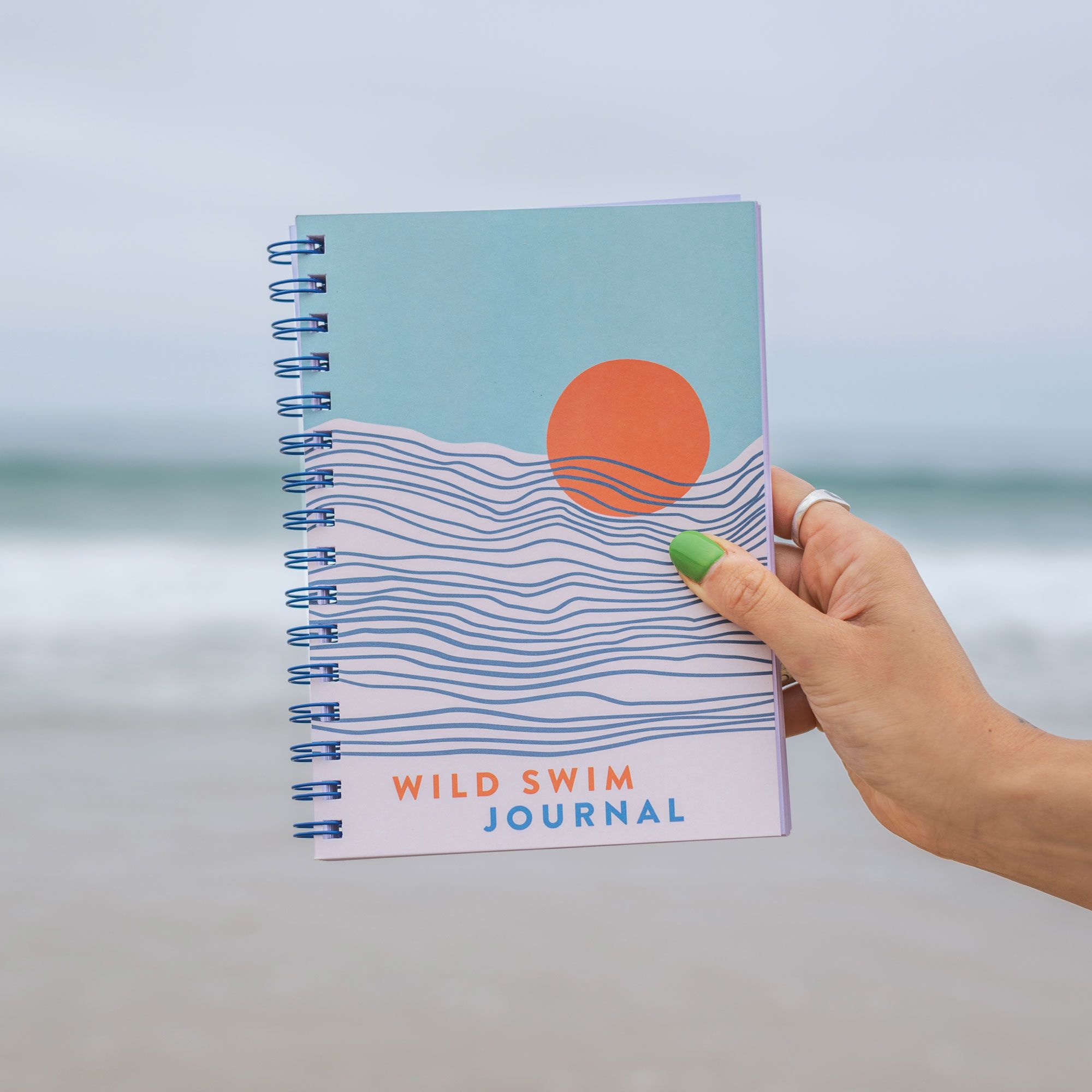 Wild Swim Journal Log Book A5 | Tidal Waves - Retail Revealed
