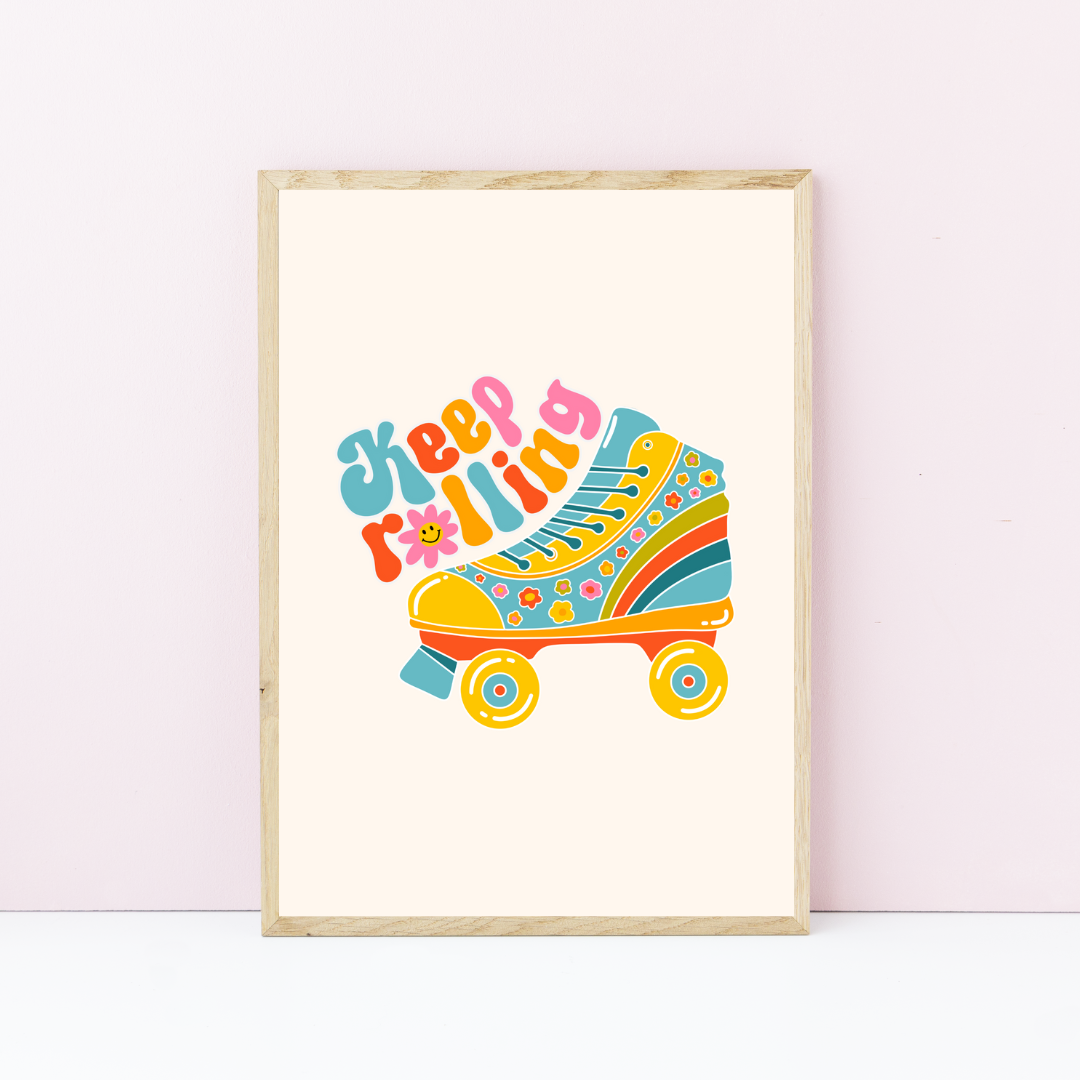Keep Rolling Art Print - Retail Revealed