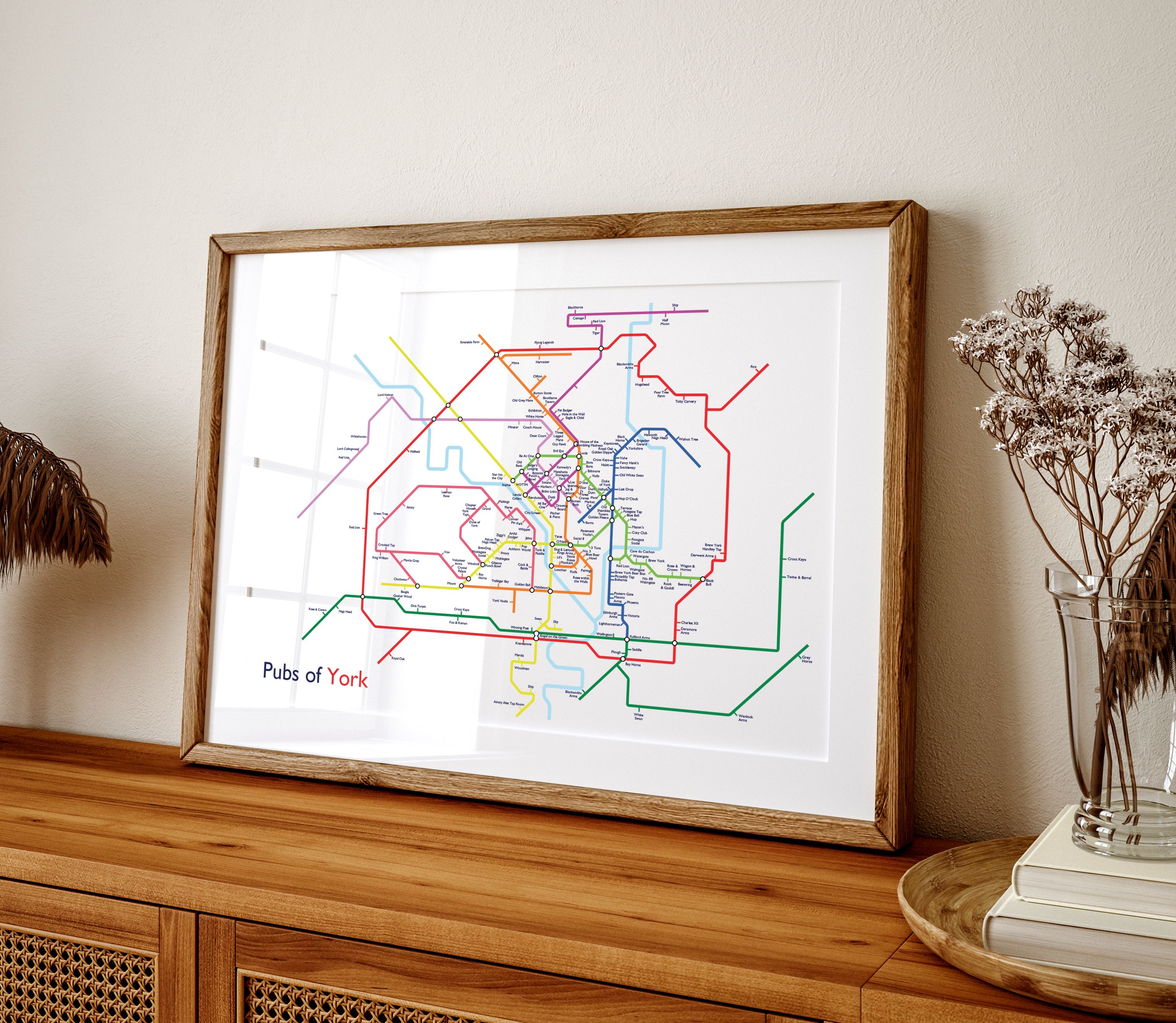 A3 Print - Pub Maps - REVEAL