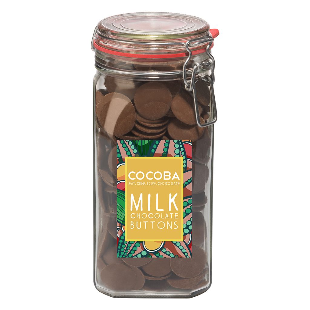 Milk Chocolate Buttons Jar - REVEAL