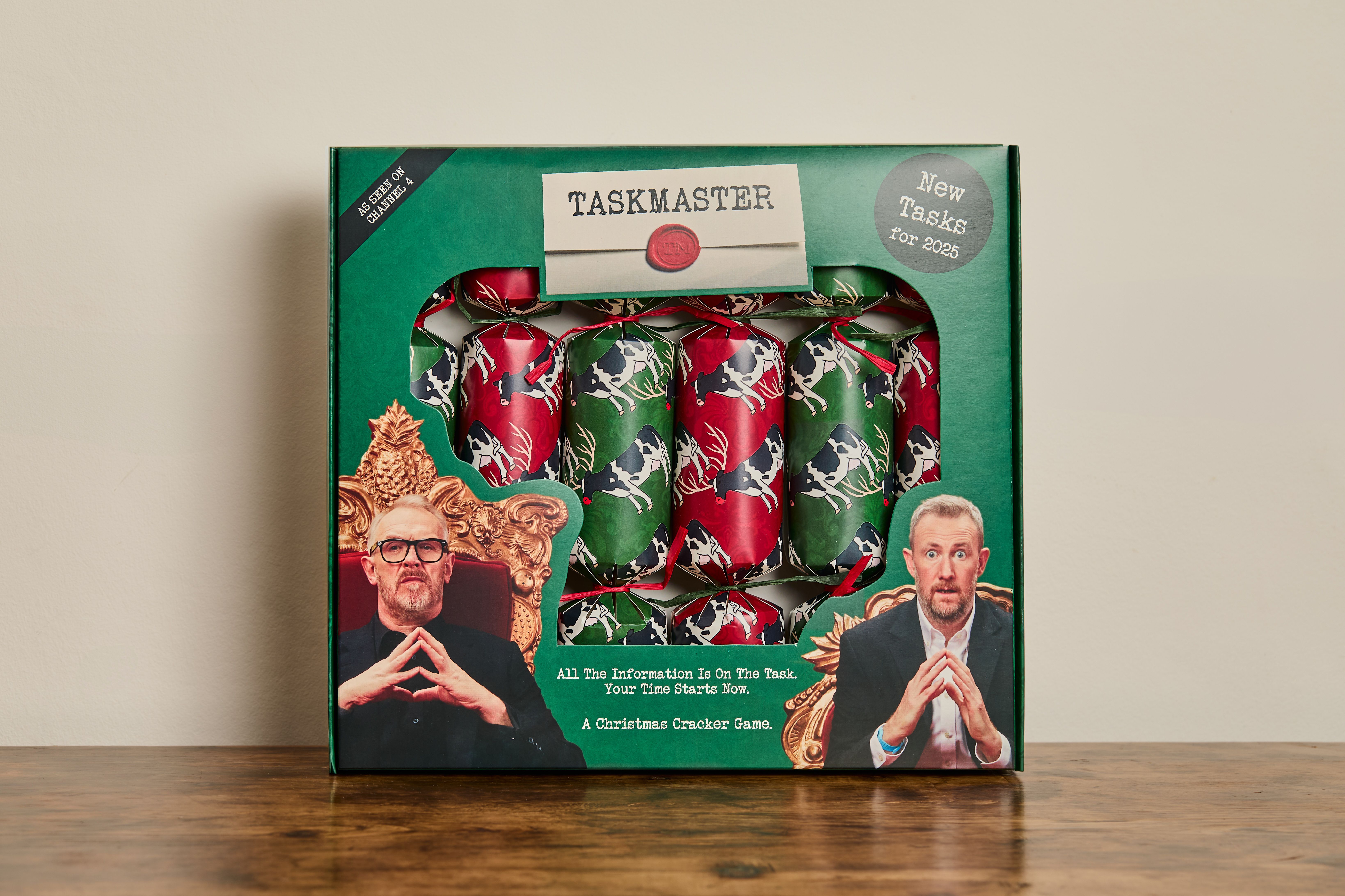 Official Taskmaster 2025 Christmas Crackers - Set of 6 - Retail Revealed