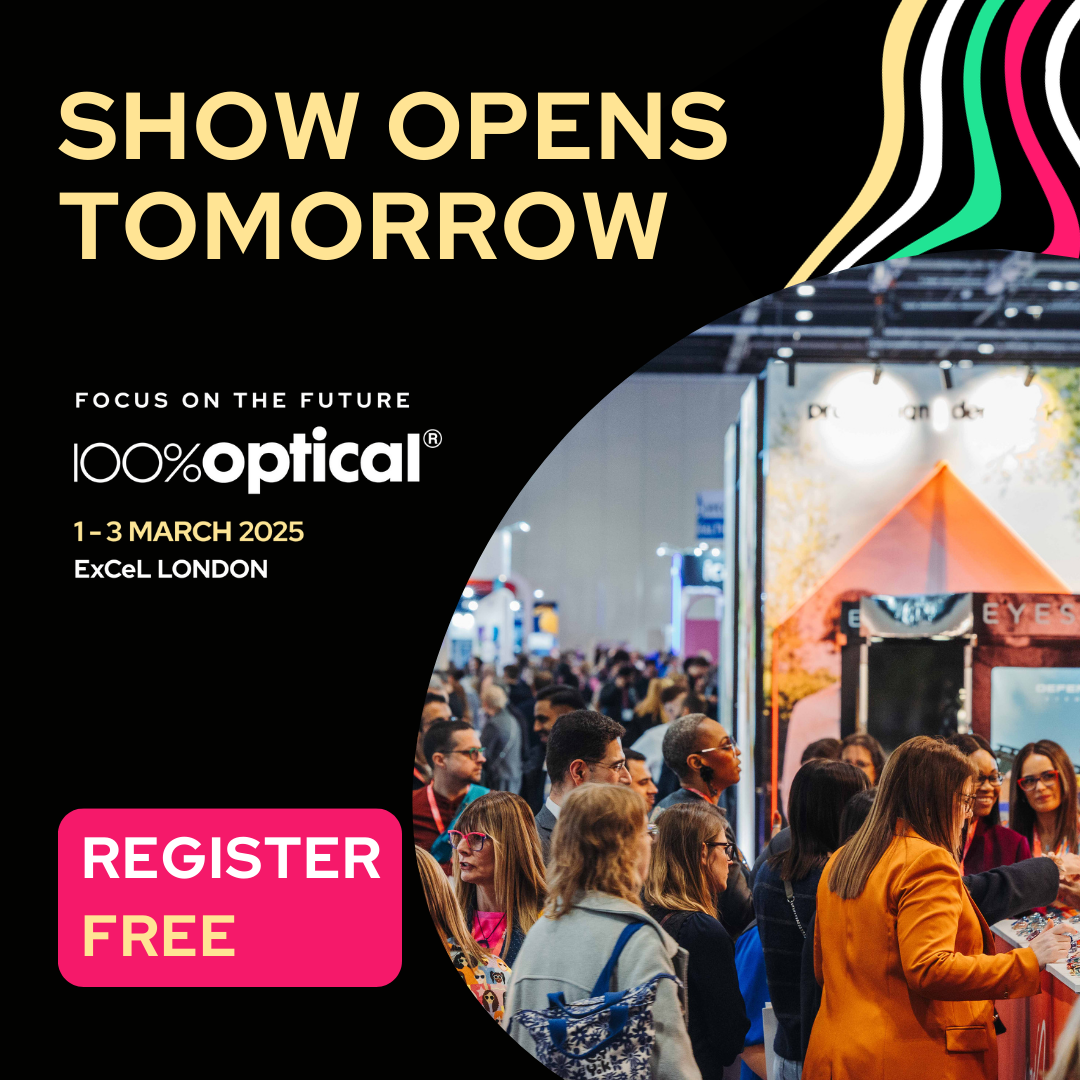 What's On | 100% Optical | The UK's Largest Optical Show