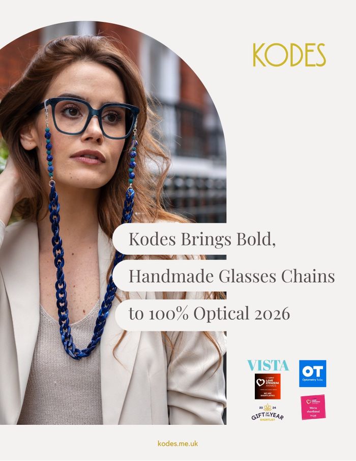 Kodes Brings Bold, Handmade Glasses Chains to 100% Optical 2026 - 100% Optical 2026