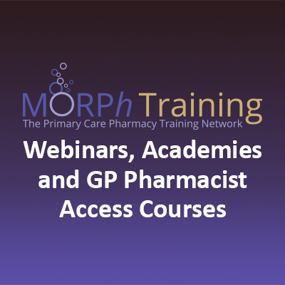 MORPh Training Webinars, Academies and GP Pharmacist Access Courses ...