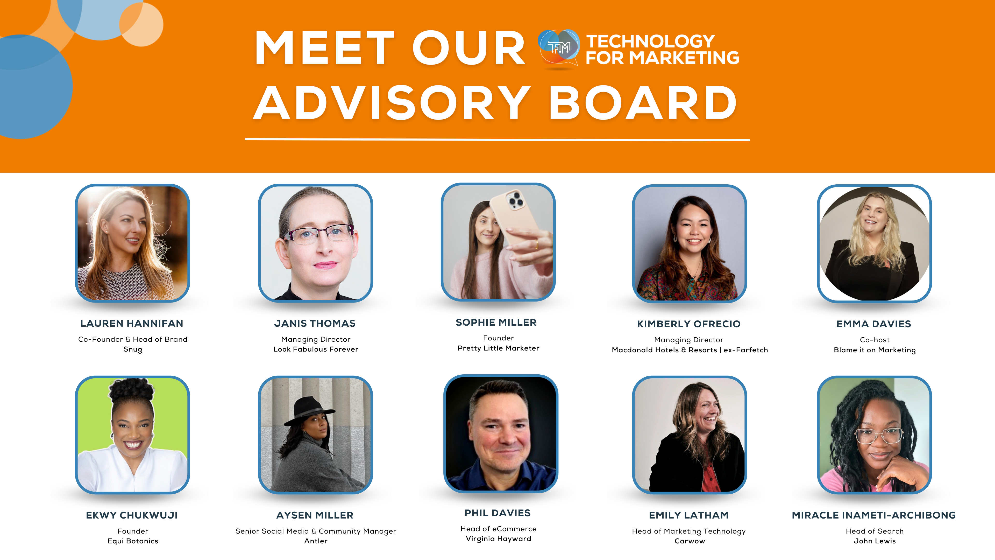 Technology for Marketing Introduces 2025 Advisory Board - Technology ...