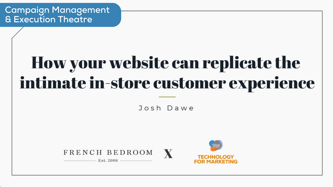 Elevating Your Website to Replicate the Intimate In-Store Experience - Technology for Marketing 2025