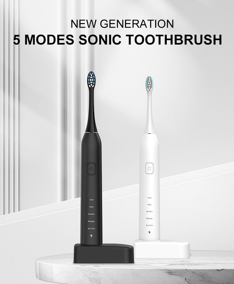 TS1006 Professional Sonic Toothbrush: 37,000 VPM Precision Cleaning ...