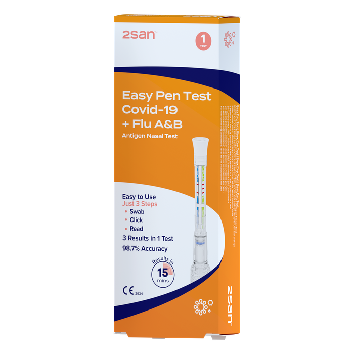 2San Easy Pen Test Covid-19 + Flu A&B - Pharmacy Show 2025