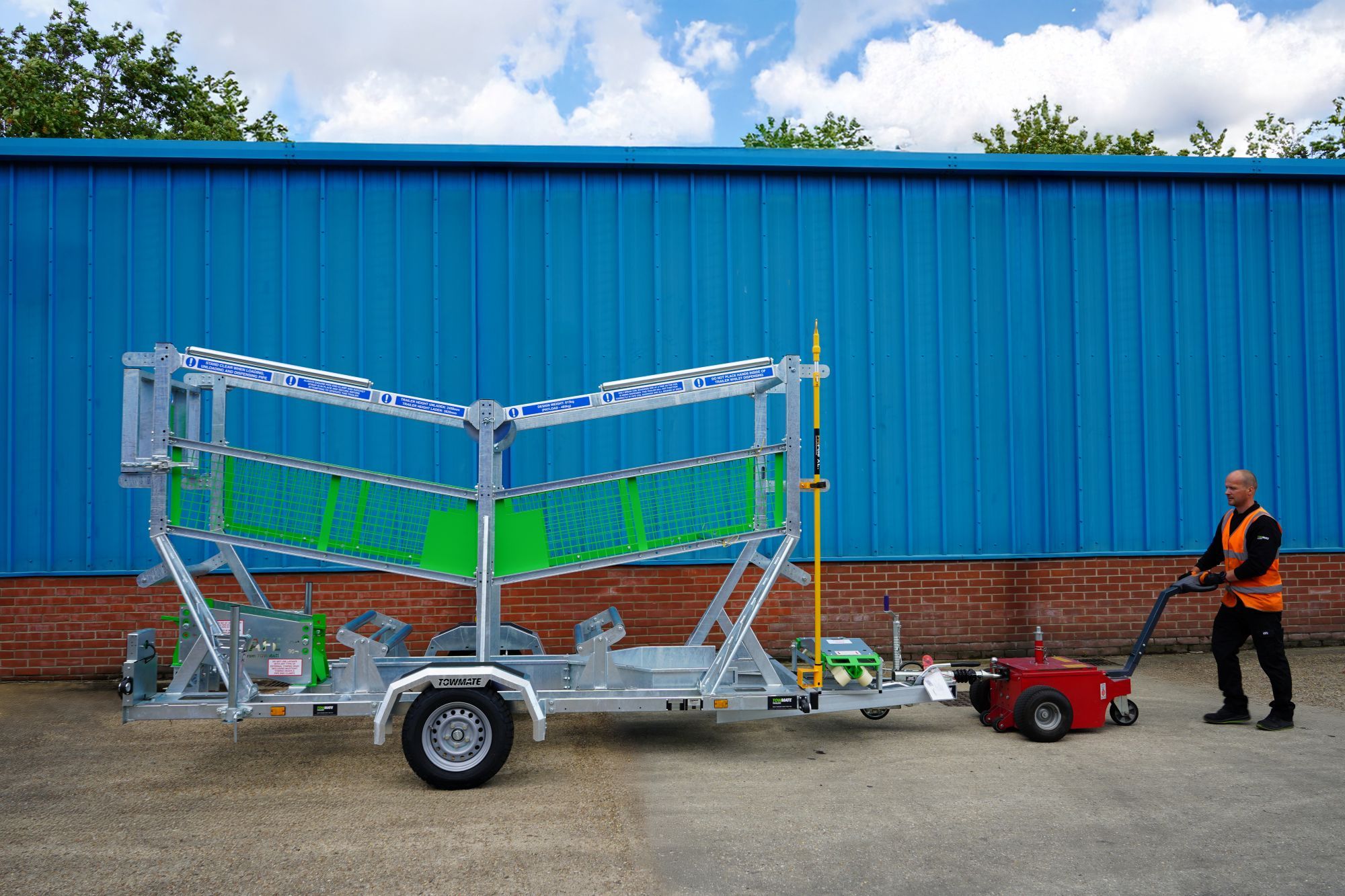 Towmate Trailers launches Raptor 125 LaySafe pipe trailer at PlantWorx ...