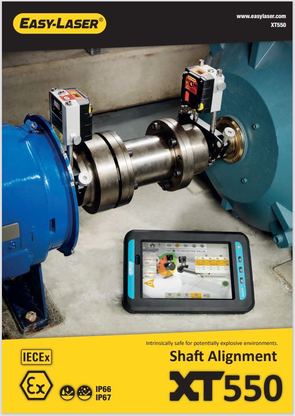 Easy Laser XT550 Ex/ATEX Shaft Alignment - Drives & Controls 2022