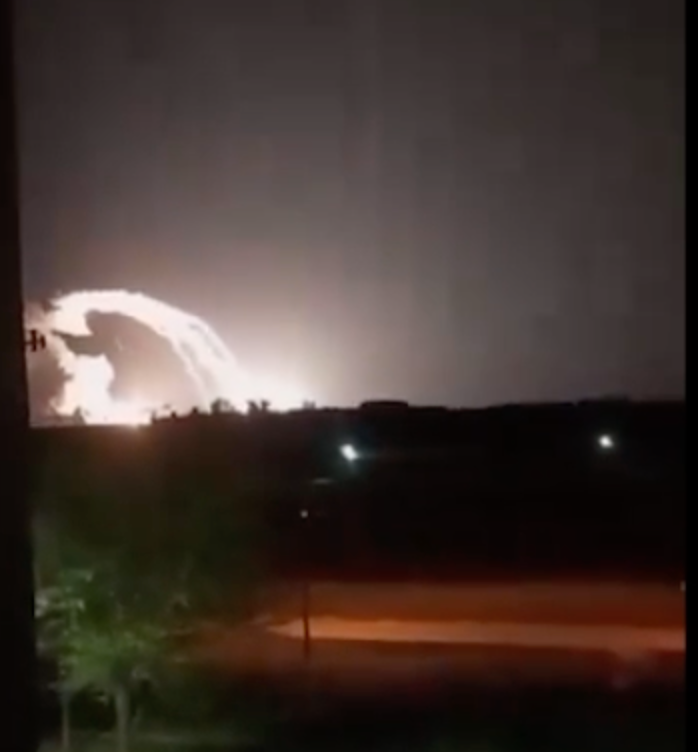 VIDEO: Ukraine Releases Footage of Strike on Russian Dzhankoi Military ...