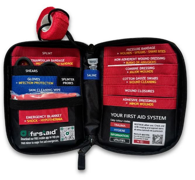 SURVIVAL Hiking First Aid KIT - National 4x4 Outdoors Show Brisbane 2025