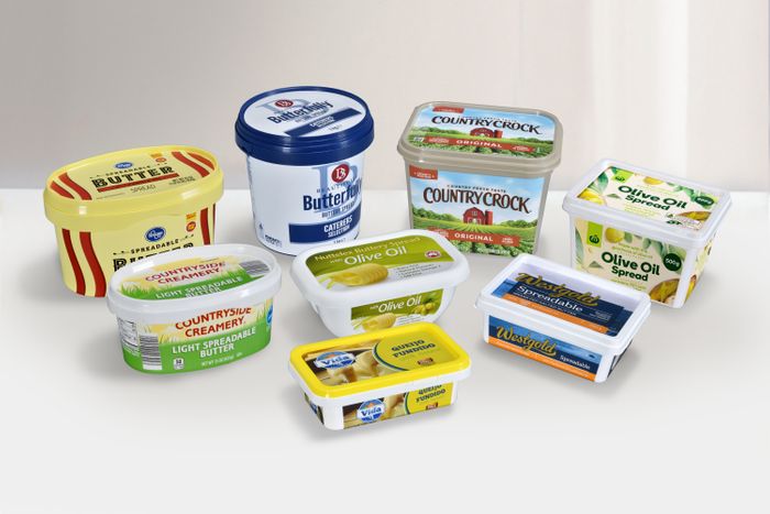 IML (In mold labelling) plastic butter tubs & lids - APPEX