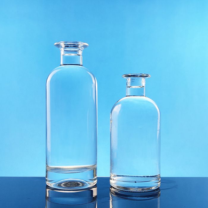 The circular gin glass bottle - APPEX