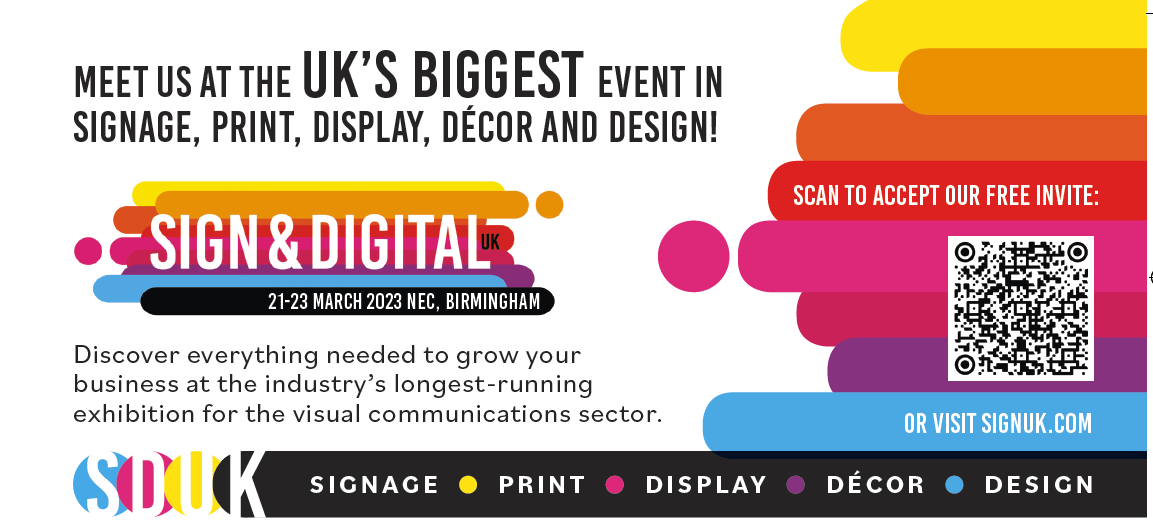 Personalised invitation - Sign & Digital UK 2024