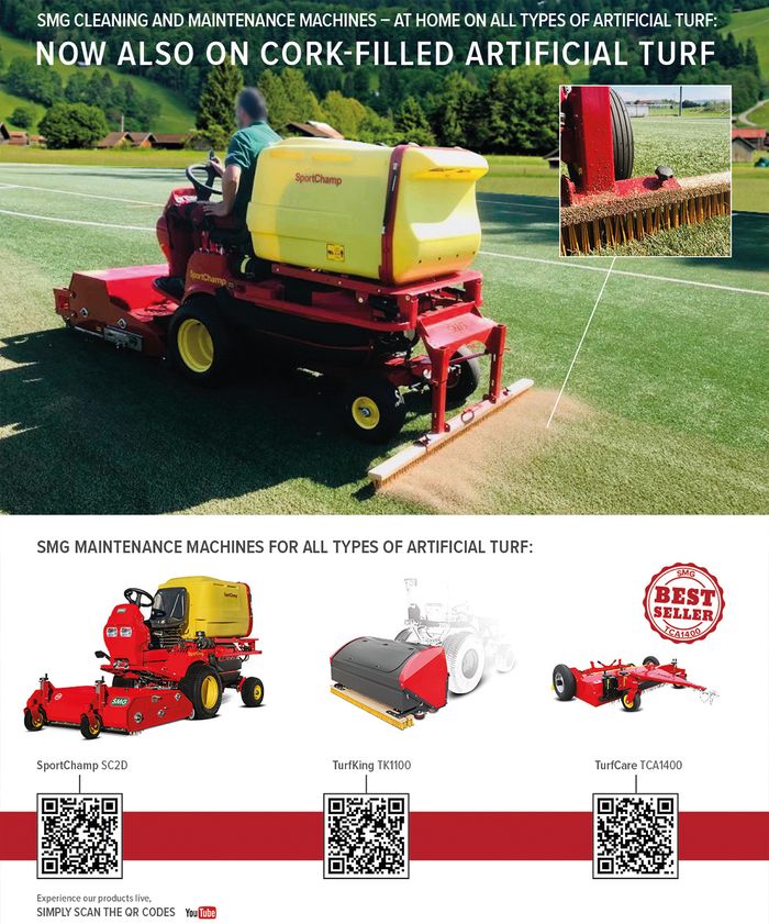 SMG - Machines for all types of artificial turf - Saltex 2025