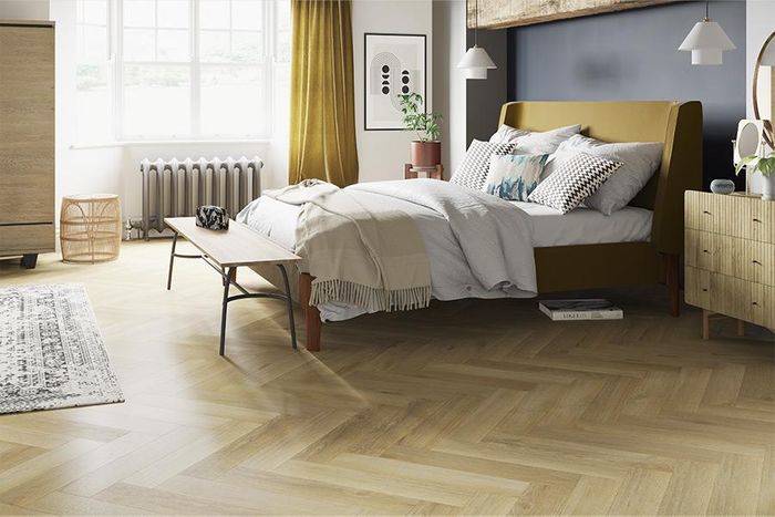 Audacity Classic Oak Herringbone Rigid Core Click Luxury Vinyl Flooring ...