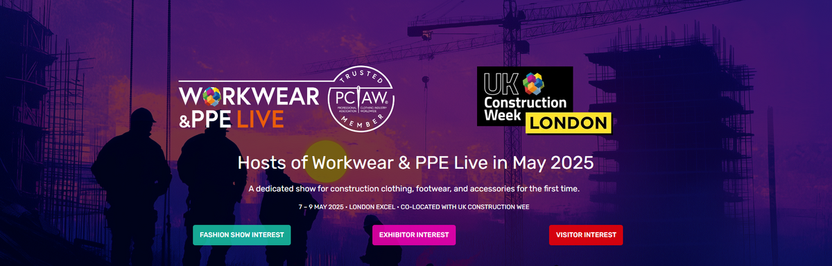 UK CONSTRUCTION WEEK AND PCIAW® TO LAUNCH WORKWEAR & PPE LIVE AT EXCEL ...