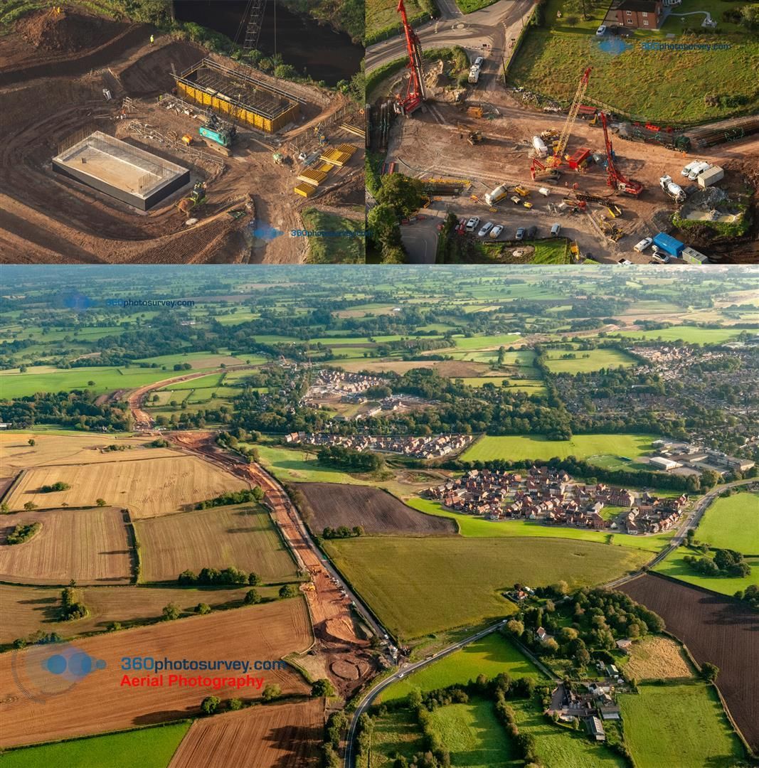 Highway Project Aerial Photographer - UK Construction Week