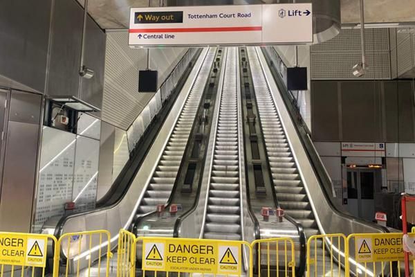 A first look inside London's Tottenham Court Road Tube station shows ...