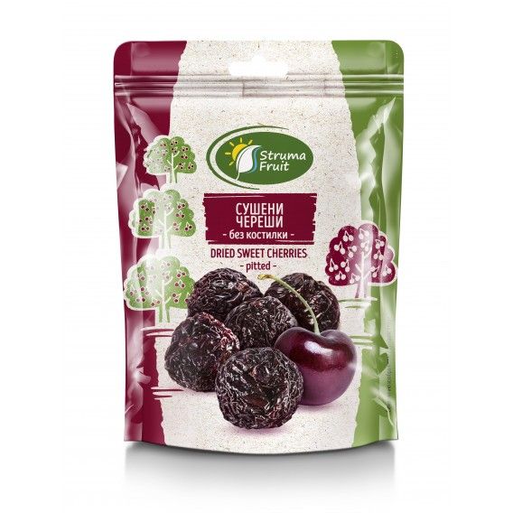 Dried sweet pitted black cherries 100% natural - IFE 2025