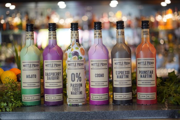 Bottleproof Cocktails expands recyclable paper bottle cocktail range