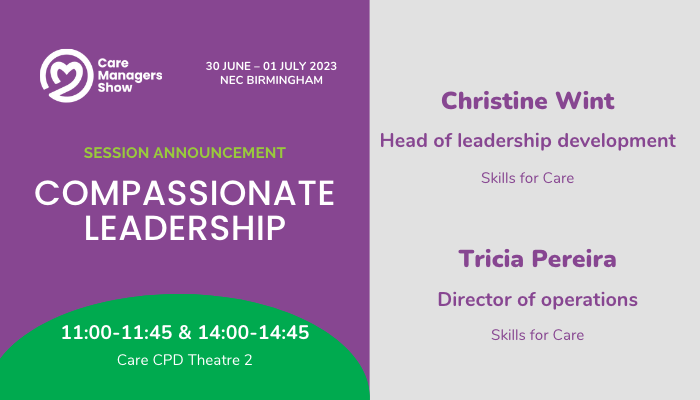 Session announcement: Compassionate leadership – Blog – Care Managers Show
