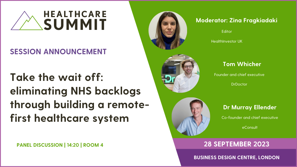Session announcement: Take the wait off - Healthcare Summit 2026